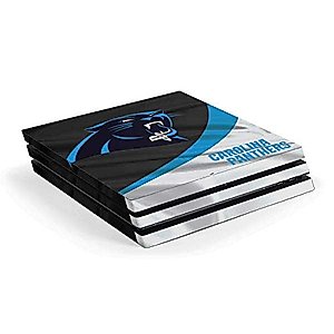 Skinit Decal Gaming Skin Compatible with PS4 Pro Console - Officially Licensed NFL Carolina Panthers Design