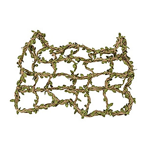 Pet Bird Climbing Rope Net, Perch Toy Decor Cotton Hemp Rope Ladder Small Animal Rope Net Ladder Small Animal Rope Net Bird Climbing Net for Birds and Hamsters