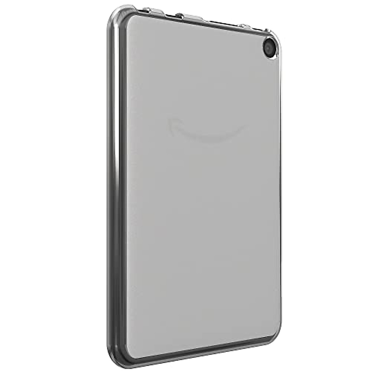 Case for Amazon Fire 7 Tablet (Only Compatible with 12th Generation, 2022 Release), Puxicu Slim Design Flexible Matte TPU Protective Cover for Fire 7, Transparent