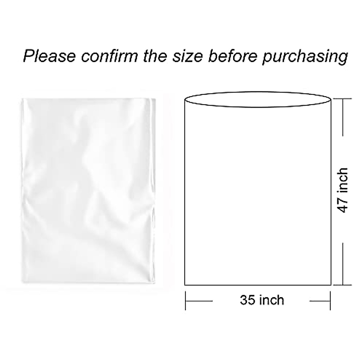 Morepack Extra Large Cellophane Bags,35x47 Inch Big Clear Basket Bags 10PCS Jumbo Cellophane/Cello Wrap for Gift Baskets