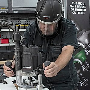 Trend Airshield Pro Respirator & Face Shield Bundle with Replacement Visor Overlays and Additional Twin Air Filters, AIR/PRO/D5