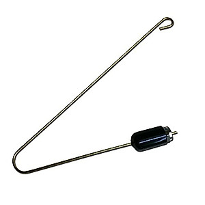 Antenna with Coaxial Connection F Connector for use with Gate receiver 8" long and a protective rubber, Silver, 8 Inch