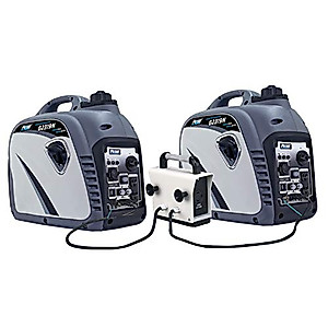 Pulsar G2319N 2,300W Portable Gas-Powered Inverter Generator with USB Outlet & Parallel Capability, CARB Compliant, Gray