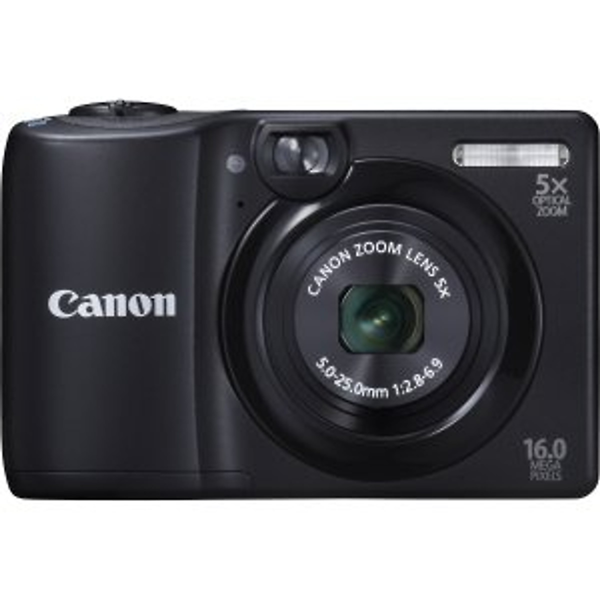 Canon PowerShot A1300 is 16.0 MP Digital Camera with 5X Digital Image Stabilized Zoom 28mm Wide-Angle Lens with 720p HD Video Recording (Black)