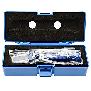 Honey Refractometer Honey Moisture Tester for Honey Maple Syrup Molasses Bee Keeping Supplies, Brix and Baume, 3-in-1 Uses, 58-90% Brix Scale Range with ATC RHH-90ATC