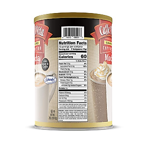 Caffe D’Vita Sugar Free Mocha Cappuccino 2 lb. (32 oz.) can
