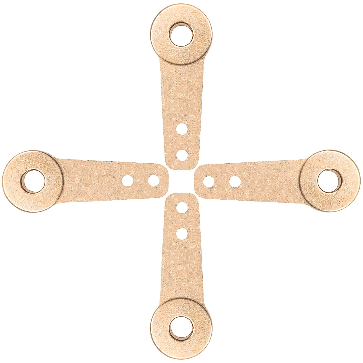 Vgoohobby 4PCS Aluminum RC Airplane Steering Servo Arm Horn Rocker Arms for RC Quadcopter Fixed Wing Parts (4mm)