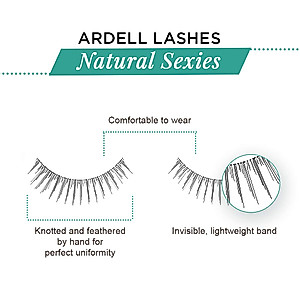 Ardell Natural Lashes False Eyelashes Sexies Black (4 pack)