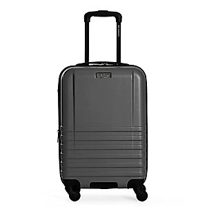 Ben Sherman Hereford Spinner Travel Upright Luggage, Grey, 20-Inch Carry On