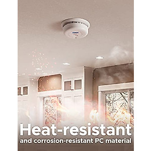 X-Sense Smoke and Carbon Monoxide Detector Combo, Wireless Interconnected Combination Smoke and Carbon Monoxide Detector with LCD Display & 10-Year Battery, RF Interconnected Model, 1-Pack