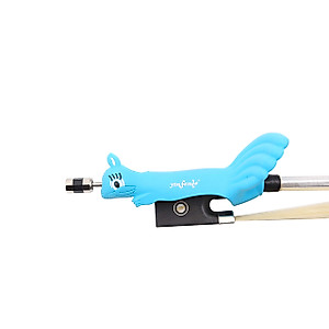 Yinfente 1pc Hold Violin Bow Holder Hold Violin/Viola Bow Teaching Aid Violin Bow Grip Learn Violin Beginner Corrector Bow Straightener Soft protect finger