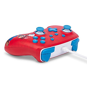 PowerA Enhanced Wired Controller for Nintendo Switch - Woo-hoo! Mario, Gamepad, game controller, wired controller, officially licensed
