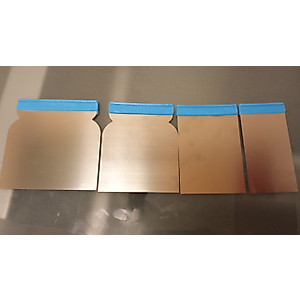 Japanese Knife Spatula Scraper Kit Venetian plaster spatulas set of 4 - Straight Edges