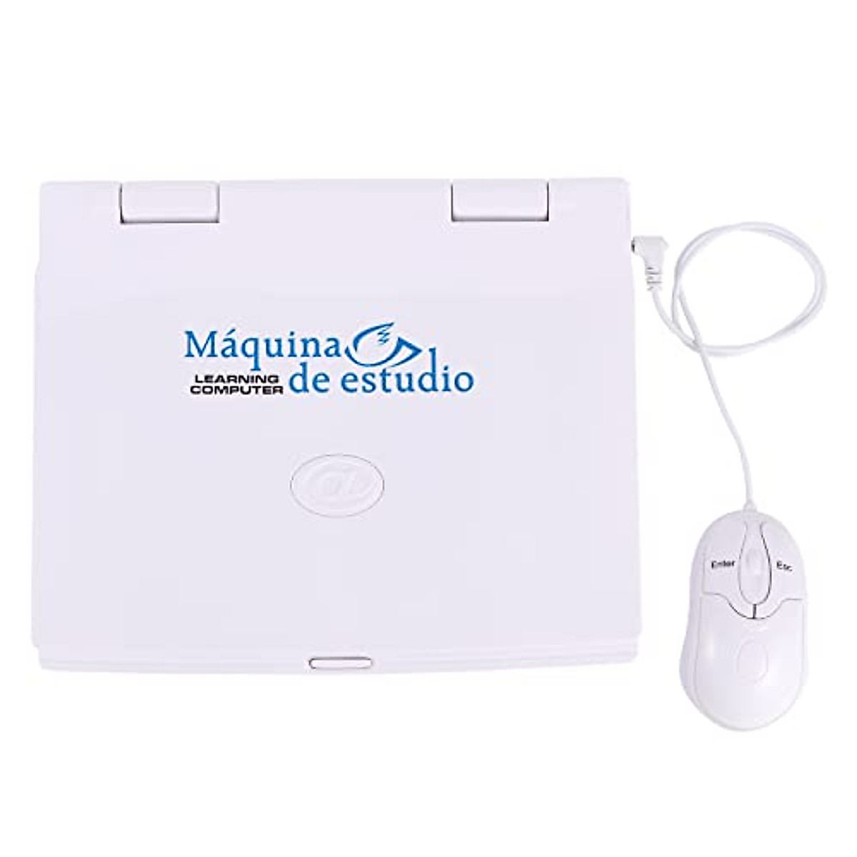 LESHITIAN Kids Bilingual Laptop Spanish/English, 130 Learning Modes, Laptop for Kids Ages 3+