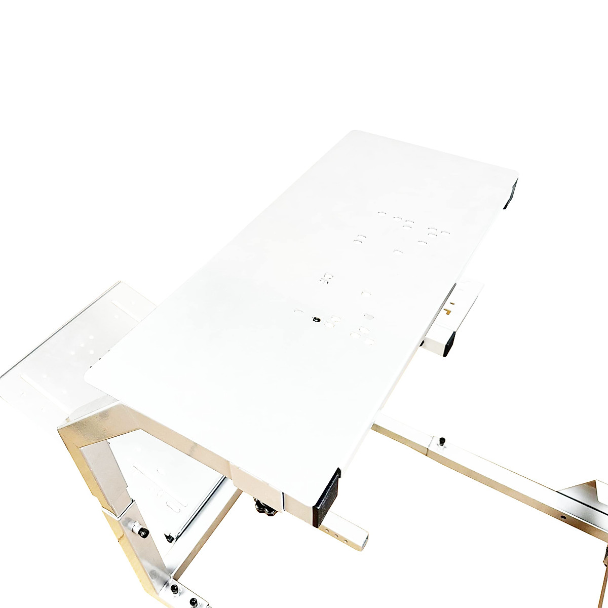 GTR Simulator GTA Model White Frame with Adjustable White Red Leatherette Racing Seat Racing Driving Gaming Simulator Cockpit Chair