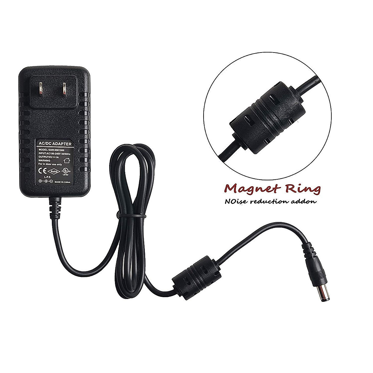 AZOR Pedal Power Adapter with Pure Boost Guitar Effect Pedal Micro Clean Boost with True Bypass