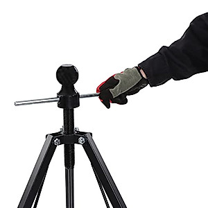 Dumble Gooseneck RV Stabilizer Tripod - 2-5/16in Ball Joint 7500lb Cap 5th Wheel Tripod Stabilizer Adjustable Jack