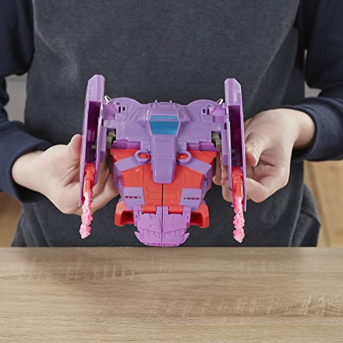 Transformers Toys Cyberverse Action Attackers Ultra Class Alpha Trion Action Figure - Repeatable Laser Beam Blast Action Attack - for Kids Age 6 & Up, 7.5"