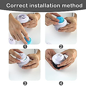 Cat Water Fountain Filter,Pet Water Fountain Filter Replacement Filter for Round 2.1l/67oz Stainless Steel Cat Fountain to Purify Water