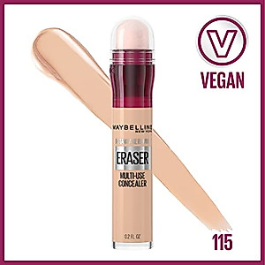 Maybelline Instant Age Rewind Eraser Dark Circles Treatment Multi-Use Concealer, 115, 1 Count (Packaging May Vary)