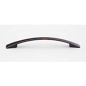 HandleMax 6" Oil Rubbed Bronze Pull Cabinet Handle Dresser Drawer Knob Kitchen Hardware, 128mm (5") Hole Centers, 04ORB128, 25 Pack