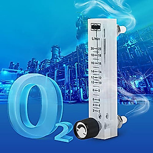 Oxygen Flow Meter,Industry Oxygen Flow Meter With Regulator Lzq7 Flowmeter 220Lpm Flow Meter With Control Valve For Oxygen/Air/Gas Gas Flow Meterto Heater Regulator Control For