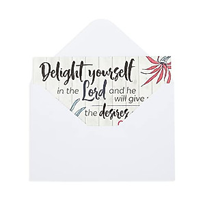 60 Pack Christian Inspirational Greeting Cards with Envelopes, Bulk, Motivational Bible Verses Scripture (Floral Design, 4x6 In)
