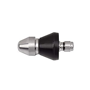 CREEXEON SN-007 Pressure Washer Sewer Jetter Nozzle,Drain Cleaning Water Jetter,5000 PSI 1/4'' Quick Disconnect Plug