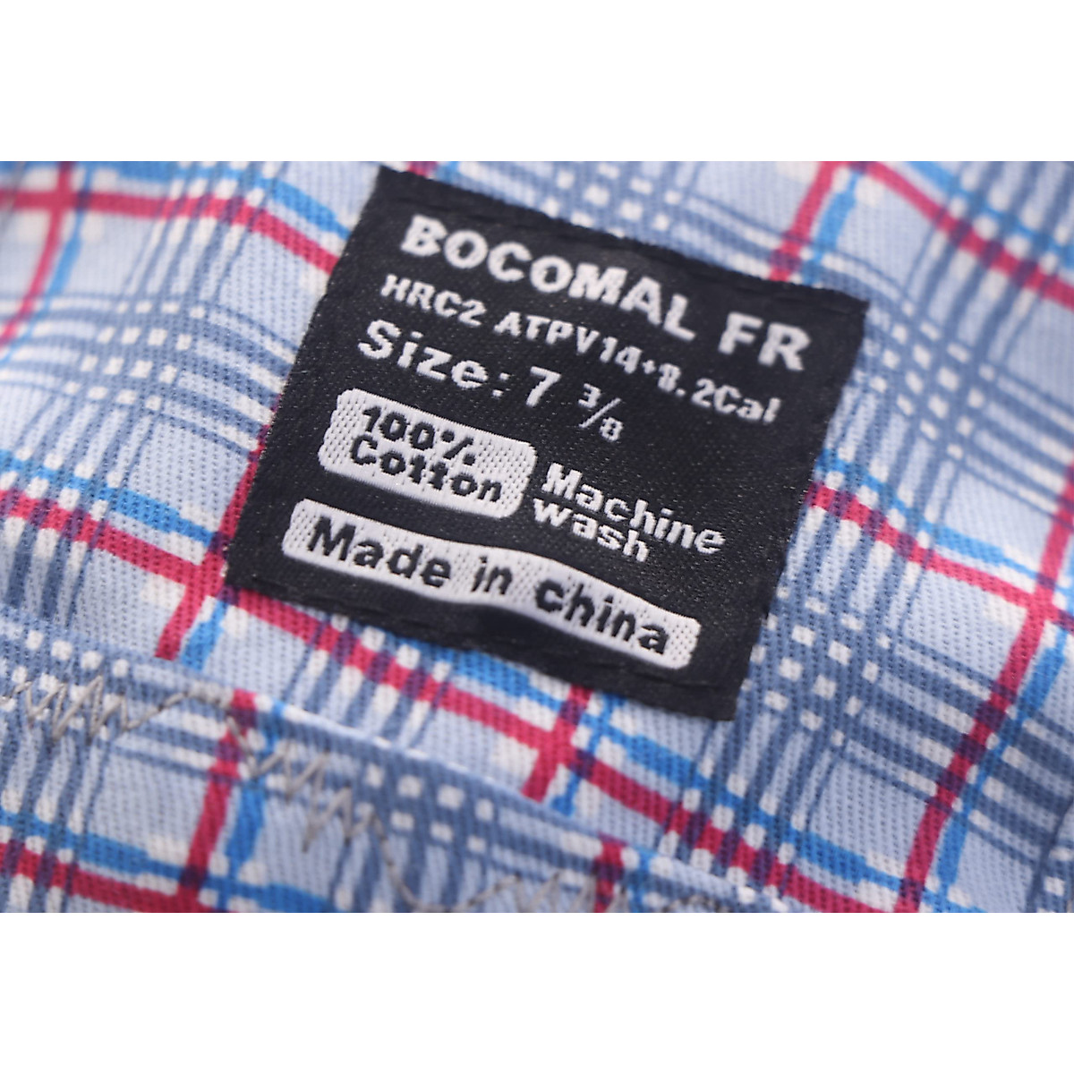 BOCOMAL Welding Cap HRC2 Flame Resistant 10OZ Durable Cotton Duck 2 Sided 6 Pannel Welder Hats 7 3/8 Brown