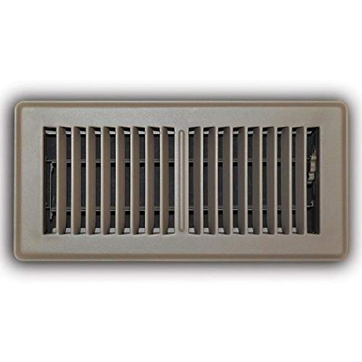 Everbilt 4 in. x 10 in. Brown Floor Register Vent Diffuser