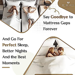 Bedbinder Deluxe © - Upgrade Your Sleep with The Ultimate Bed Bridge -[Bed Bridge Twin to King] Split King Gap Filler for Adjustable Bed - Mattress Connector Replaces a Mattress Gap Filler…
