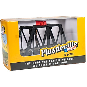 Bachmann Trains - E-Z Track Blinking Bridge - N Scale (44873), Black Small