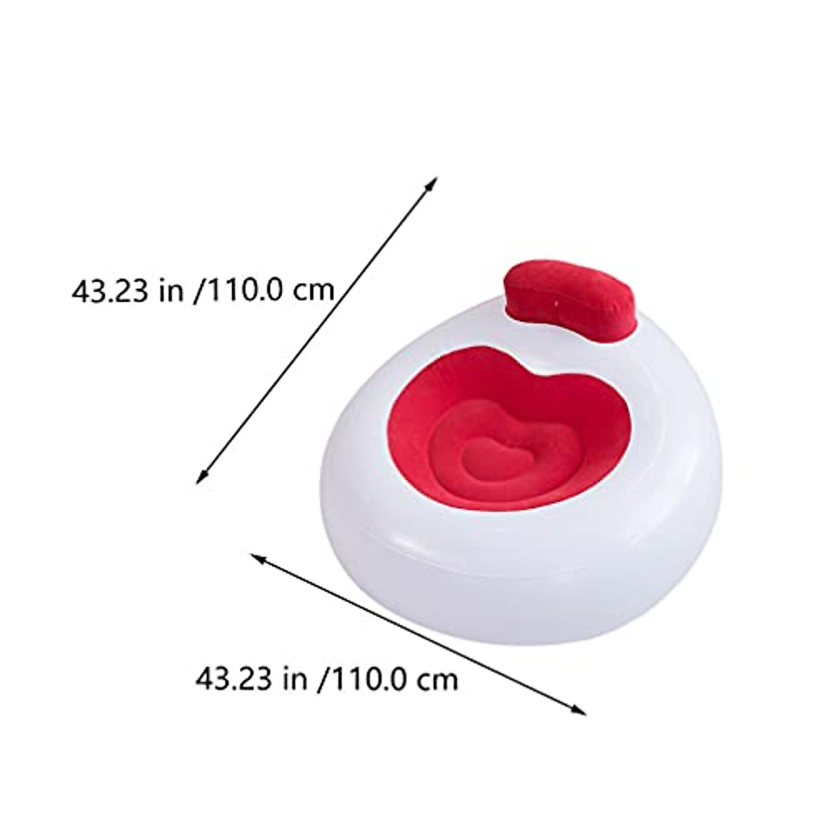 Kisangel Camping Matress Inflatable Lounger Air Sofa Hammock Portable Perfect Lounger for Camping Beach and Home Pullout Sofa