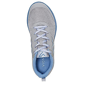 Vionic Women's Brisk Miles Leisure Sneaker, Light Grey, 12 M US