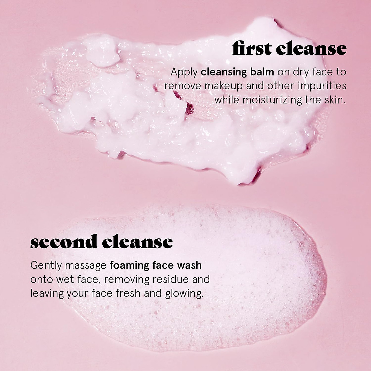 grace & stella Foaming Facial Cleanser (150ml) - Sensitive Skin Face Wash - Vegan - Limpiador Facial - Hydrating Facial Cleanser - Face Wash Sensitive Skin - Cleanser For Dry Skin