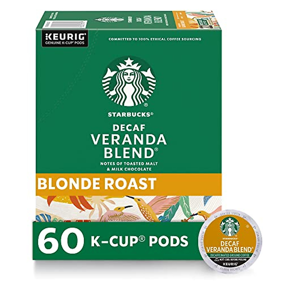 STARBUCKS® Decaf Veranda® Blend – K-Cup Pods 10ct. (6 case)