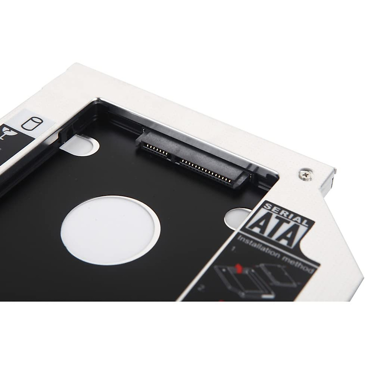 DY-tech 2nd Hard Drive Frame HDD SSD Optical Bay Caddy Frame Tray for HP ProBook 655 650 645 640 G1 G2