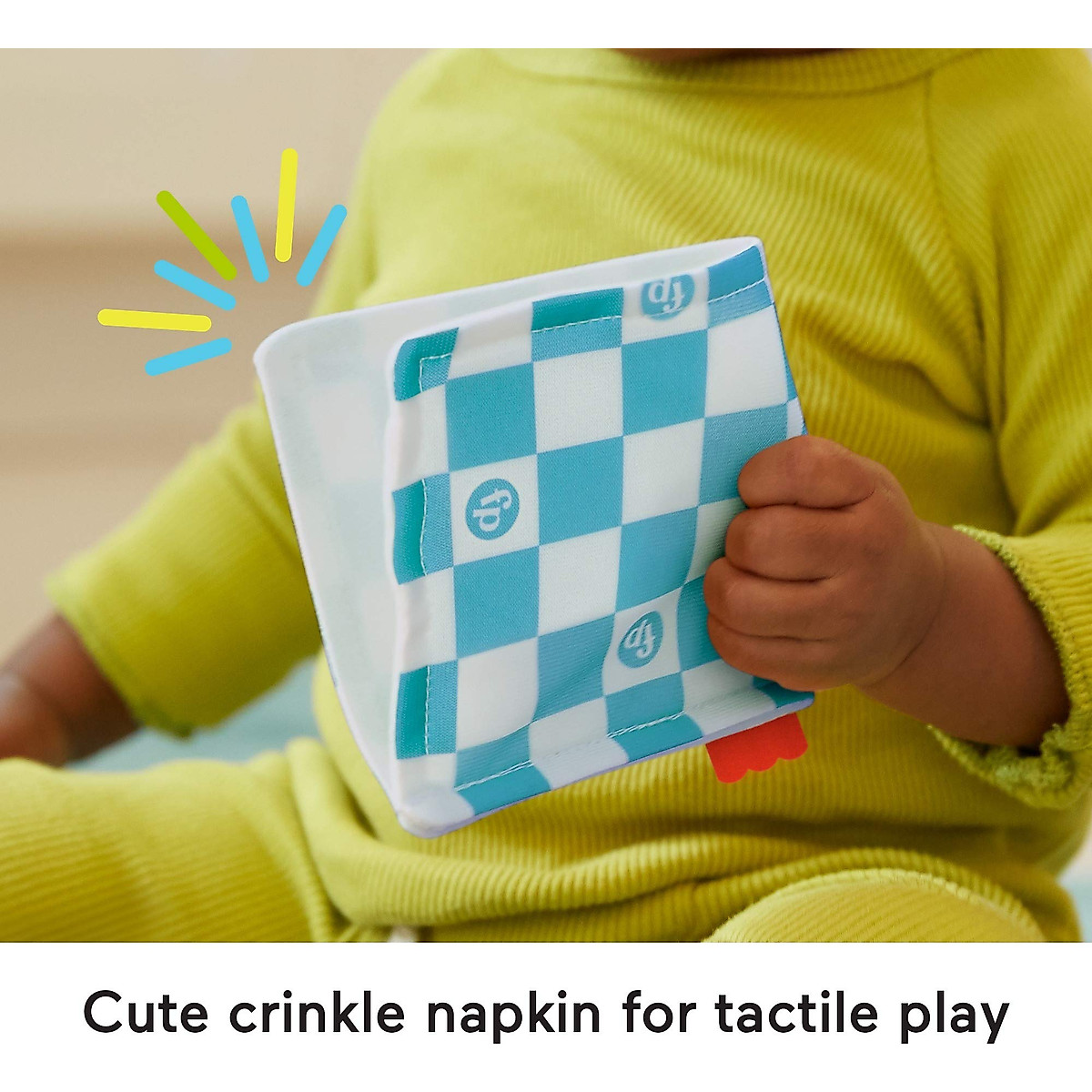 Fisher-Price Baby Bakery Treats Gift Set, 3 Food-Themed Baby Toys and teether for Infants Ages 3 Months and up