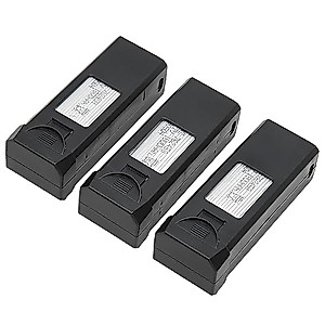 PUSOKEI 3PCS RC Drone Battery, 3.7V 1800MAH Quadcopter Drone Battery Replacement Battery for A258 F184 SP3 RC Drone