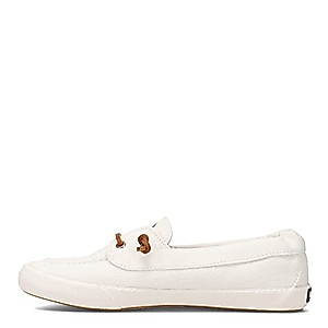 Sperry Top-Sider Women's Lounge Away 2 Linen Boat Shoe White 10 Medium US