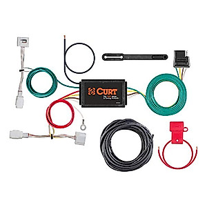 CURT 56377 Vehicle-Side Custom 4-Pin Trailer Wiring Harness, Select Mazda CX-5 , Black