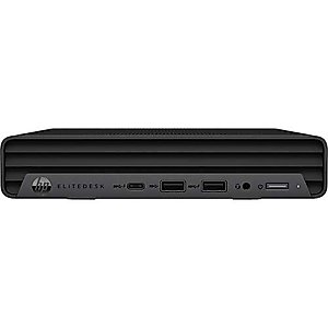 HP EliteDesk 800 G6 Desktop Computer - Intel Core i5 10th Gen i5-10500T Hexa-core (6 Core) 2.30 GHz - 8 GB RAM DDR4 SDRAM - 256 GB SSD - Desktop Mini - Windows 10 Pro 64-bit - Intel UHD Graphics 630