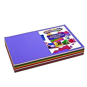 Construction Paper Pack, 10 Assorted Colors, 12 inches x 18 inches, 300 sheets, heavyweight construction paper, crafts, art, kids art, painting, coloring, drawing, creating, arts and crafts