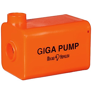 GIGA Pump - Portable Air Pump for Inflatables, Mini Air Pump Inflator USB Rechargeable, Waterproof DC Pump for Air Floats Mattress Balloon Swimming Rings Kid Toys Inflation-Deflation, 4 Nozzles