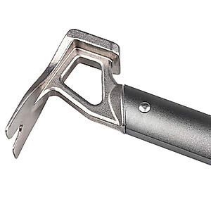 BESPORTBLE Aluminum Handle Hammer Mountaineering Hammer Pull Nail Hook Hammer Aluminum Alloy Hammer Tent Nail Hammer