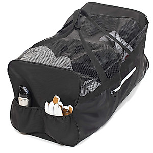 Athletico Hockey Duffle Bag - 35" Large Ice Hockey Duffel XXL Travel Bag for Equipment & Gear, with Included Organizer Caddy (Back)