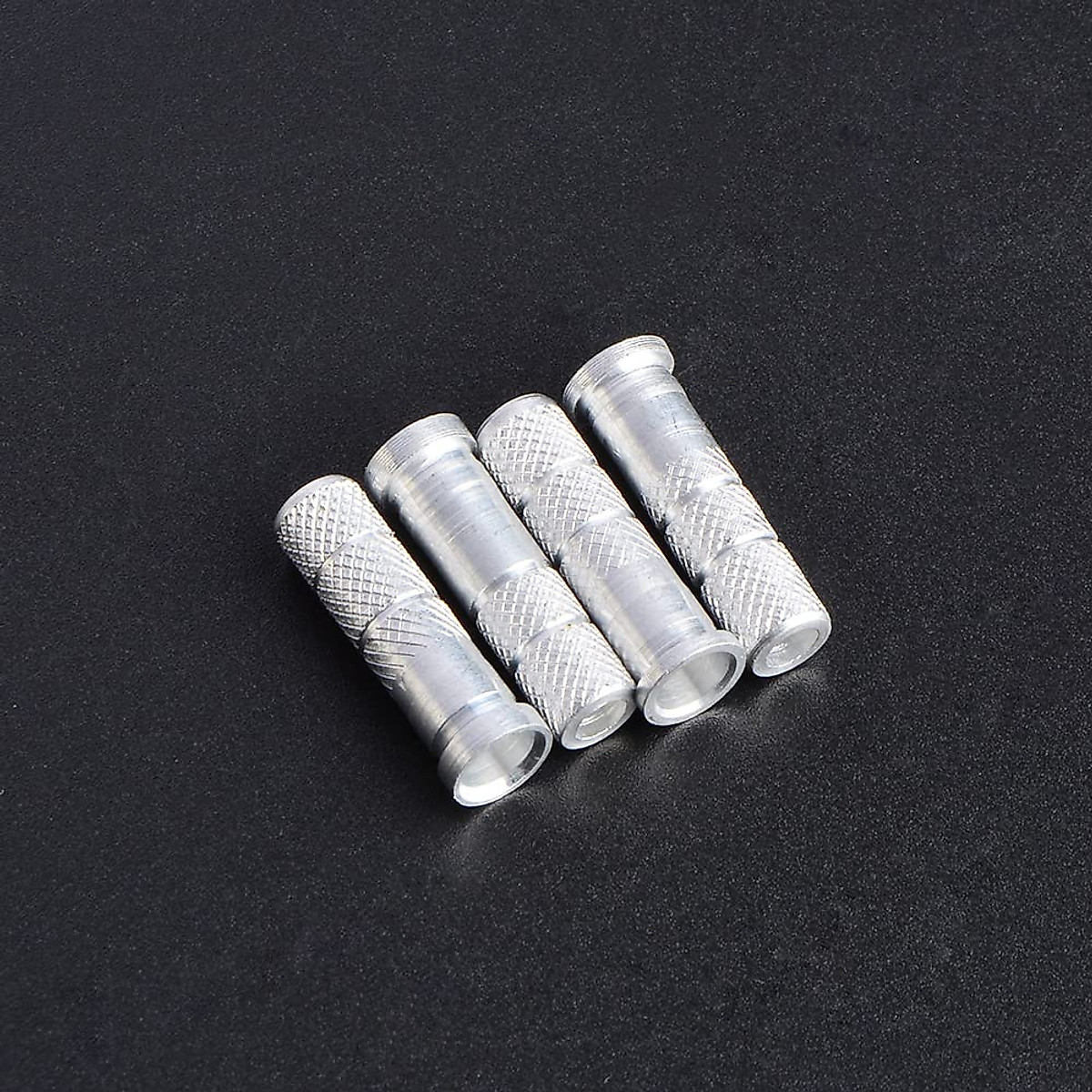 SHARROW Archery Aluminum Inserts .244 for Archery Carbon Arrows Shaft ID 6.2mm Arrow Insert Base Aluminum Point Insert with Storage Box for Archery Arrows Accessories 30/50pcs (OD 7.6mm, 50)