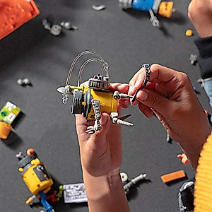 HEXBUG JUNKBOTS - Industrial Dumpster Assortment Kit - Surprise Toys in Every Box LOL with Boys and Girls - Alien Powered Toys for Kids - 50+ Pieces of Action Construction Figures - for Ages 5 and Up