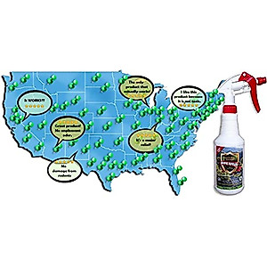 Natural Armor Animal & Rodent Repellent Spray. Repels Skunks, Raccoons, Rats, Mice, Deer Rodents & Critters. Repeller & Deterrent in Powerful Peppermint Formula – 128 Fl Oz Gallon Case of 4