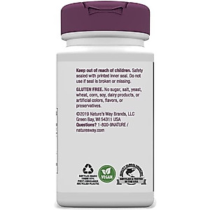 Nature's Way Standardized Milk Thistle, Liver Function Support*, 60 Vegan Capsules